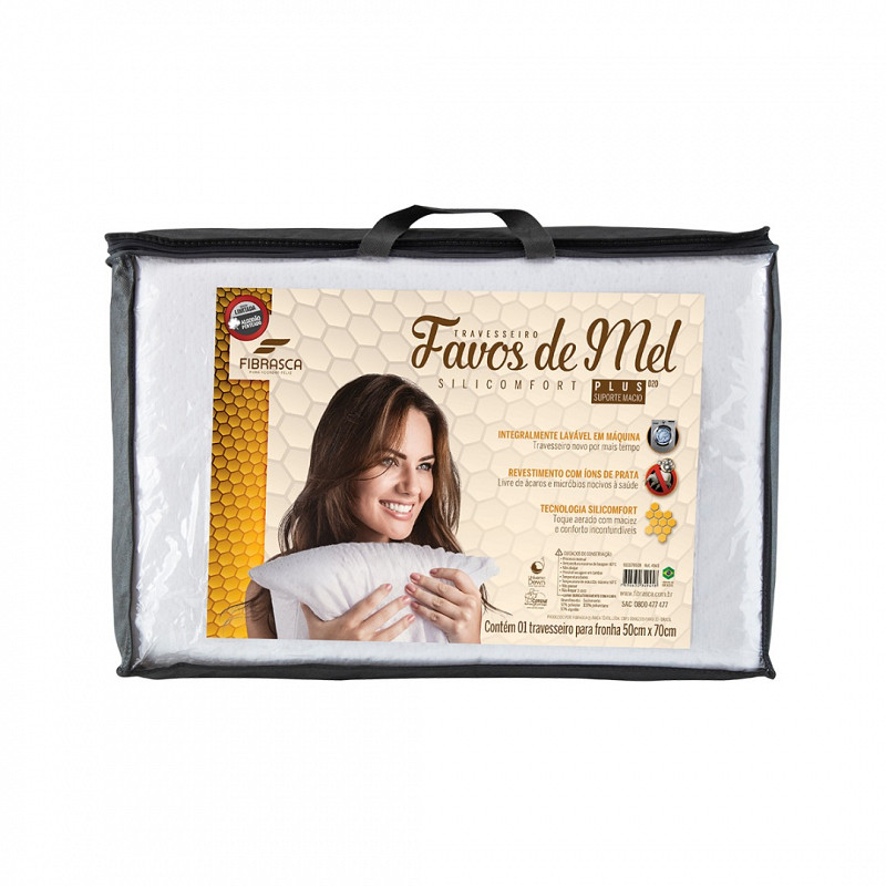 Travesseiro Favos de Mel Plus - Fibrasca